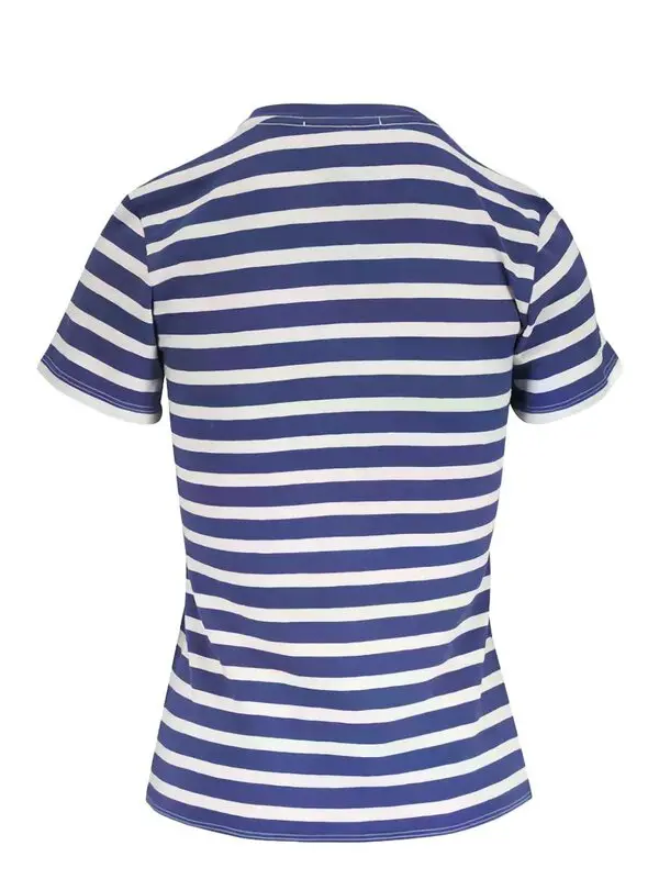 NILI LOTAN Lana Striped T-shirt - Blue
