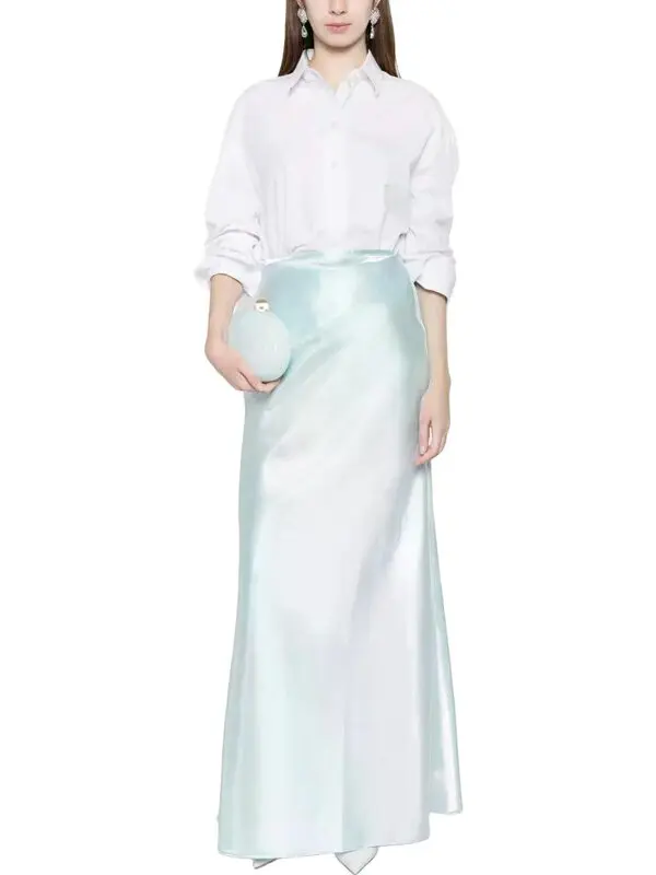 L'IDEE York Pleat Skirt - Blue