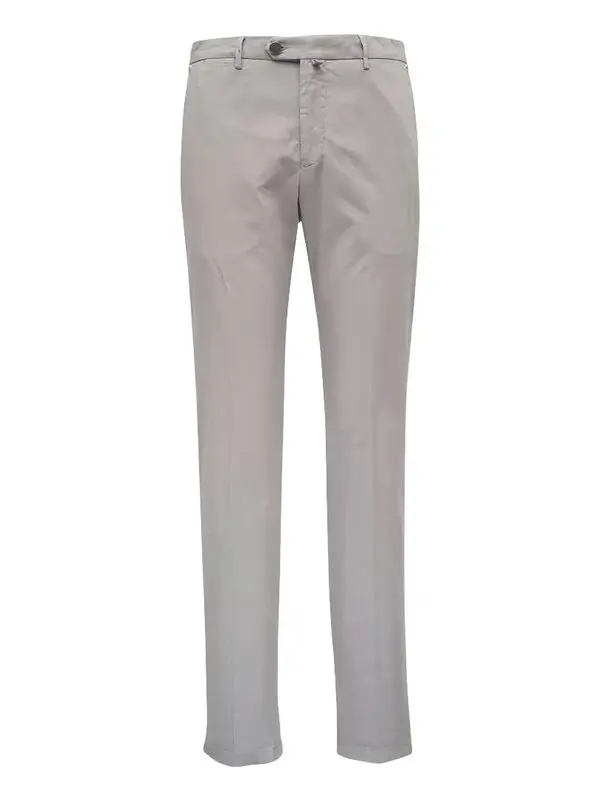 Kiton Poplin Trousers - Grey