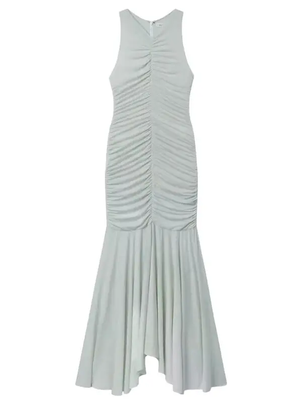 A.L.C. Ayla Ruched Midi Dress - Green