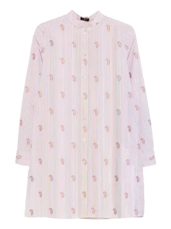 Etro Paisley Stripe Shirt - White