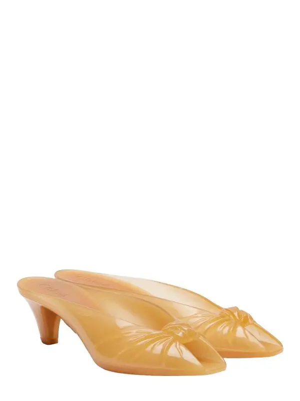 Chloé Jelly Mules - Brown