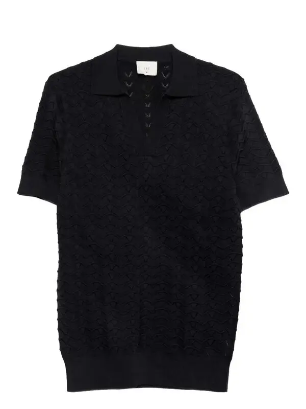 CHE Open-neck T-shirt - Blue