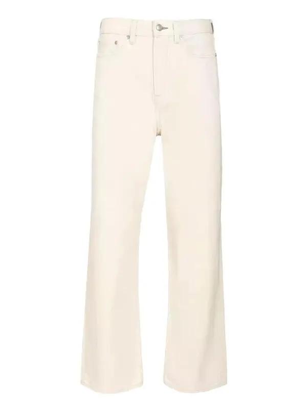 Paul Smith Embroidered Barrel Jeans - Neutrals