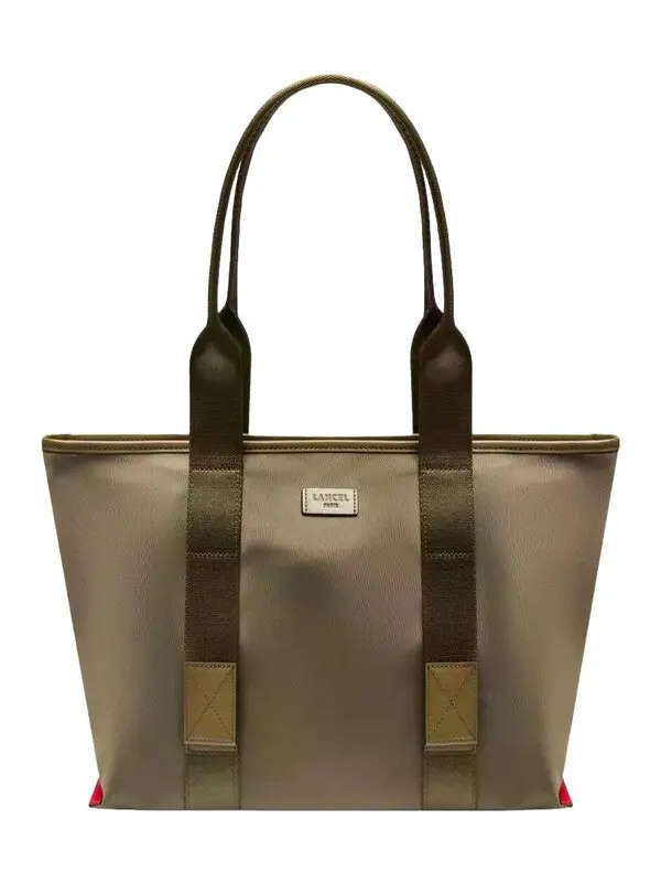 LANCEL Medium Mistral Rollable Zip Tote Bag - Green