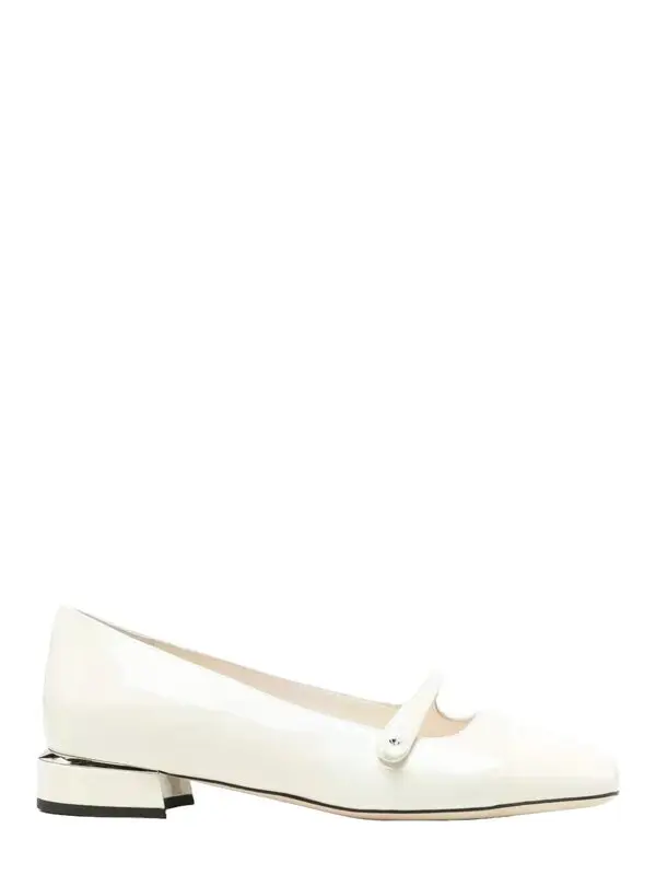 JIMMY CHOO Elisa Ballet Flats - Neutrals