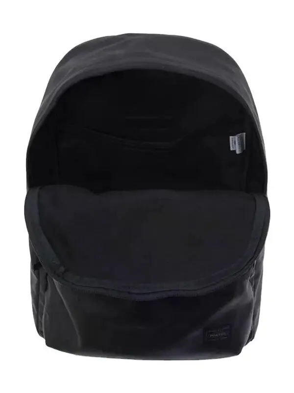PORTER-YOSHIDA & CO Zip Leather Backpack - Black
