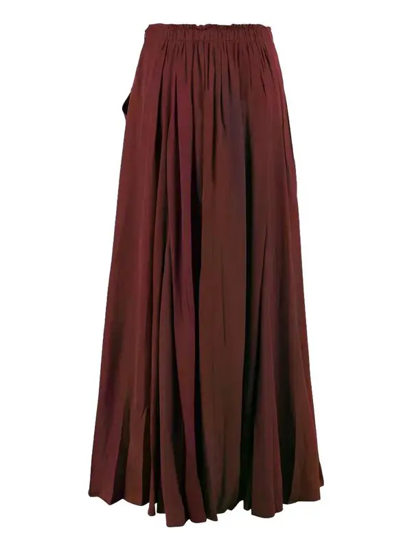 SA SU PHI Gathered Detail Skirt - Red