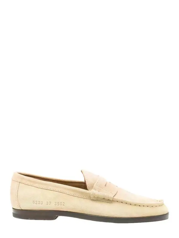 COMMON PROJECTS Beige Suede Penny Loafers - Neutrals