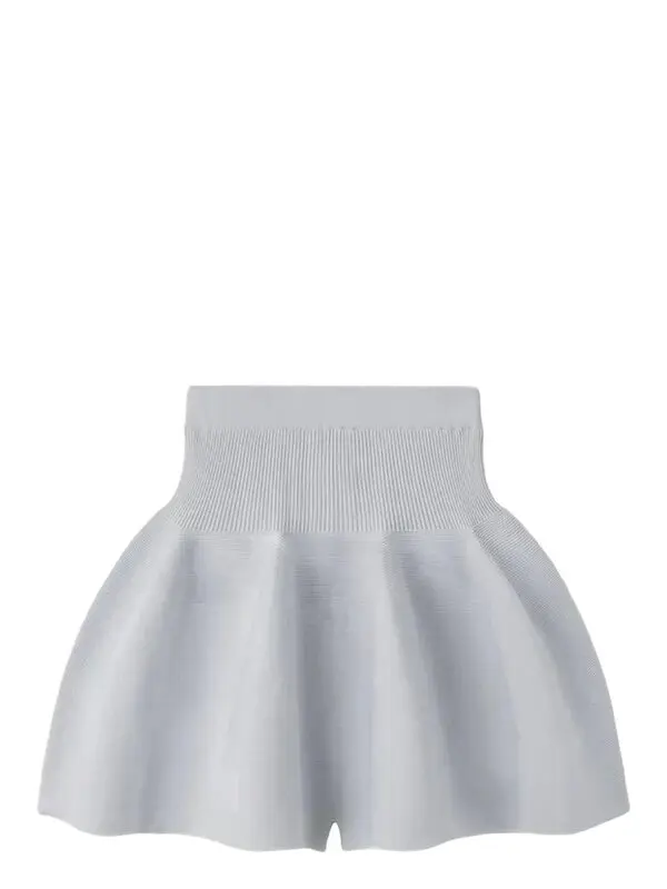 CFCL Ribbed A-line Shorts - Grey