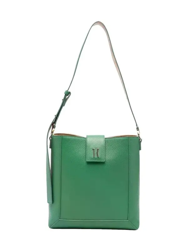 ALVIERO MARTINI 1° CLASSE Fern Leather Shoulder Bag - Green