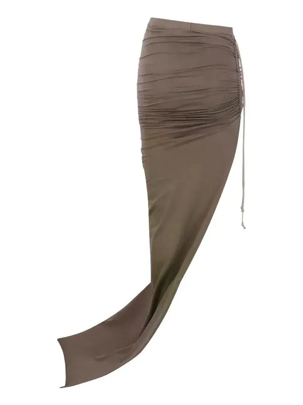Rick Owens Draped Drawstring Skirt - Neutrals
