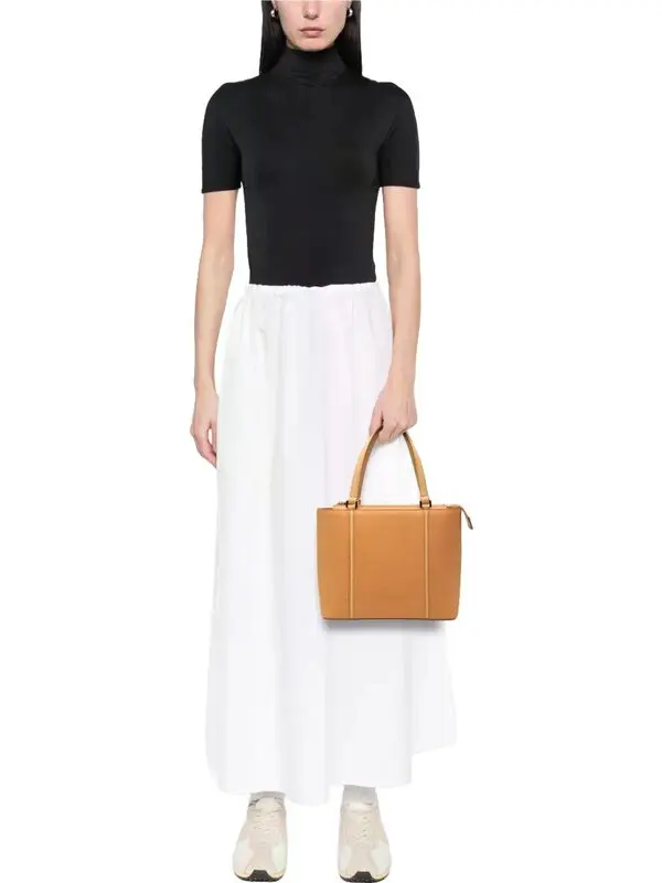 Burberry Leather Tote Bag - Brown