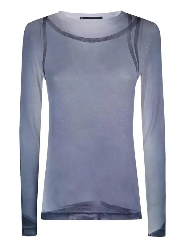 PIERANTONIOGASPARI Long-sleeves Top - Blue