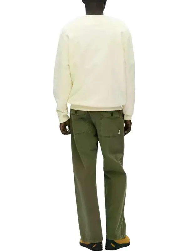 Wood Wood Crew-neck Sweatshirt With Logo - Neutrals