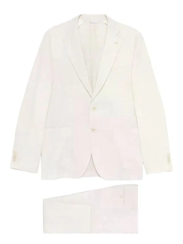 MANUEL RITZ Button-up Single-breasted Suit - Neutrals