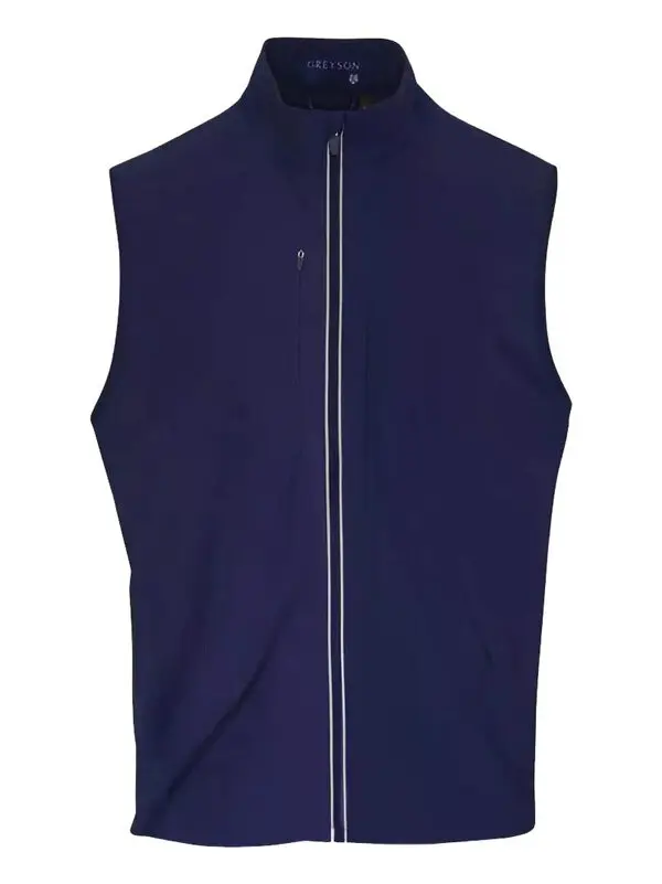 Greyson Zip Sleeveless Gilet - Blue
