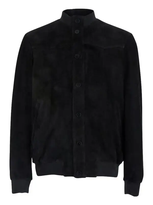 LOW BRAND Buttoned Jacket - Black