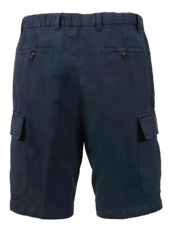 BRIGLIA 1949 Cargo-pockets Shorts - Blue