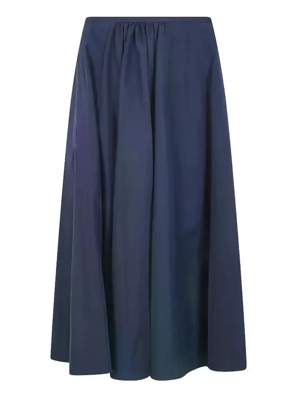 Aspesi Gathered Detail A-line Skirt - Blue