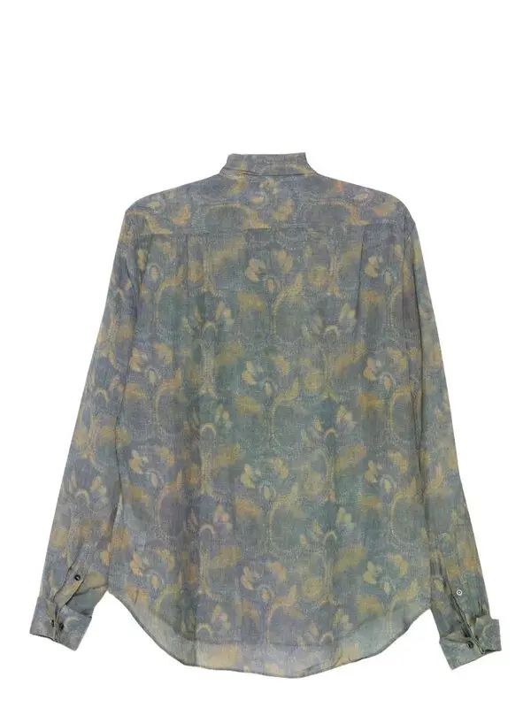 WALES BONNER Flora Shirt - Blue