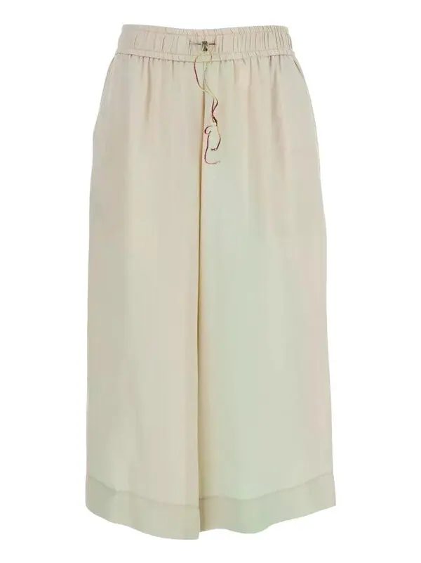 MERCI Elasticated Bermuda Shorts - Neutrals