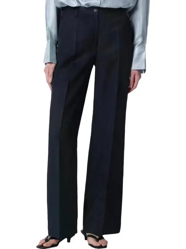 P.a.r.o.s.h Straight-leg Trousers - Blue