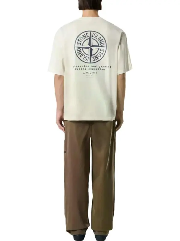 Stone Island Logo-print T-shirt - Neutrals