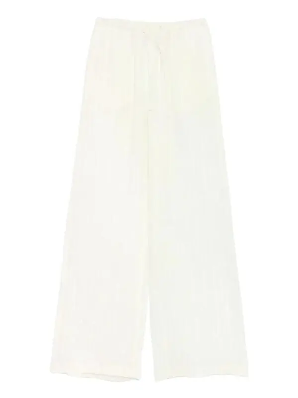 Séfr Daphne Palazzo Pants Off-white Cotton - Neutrals