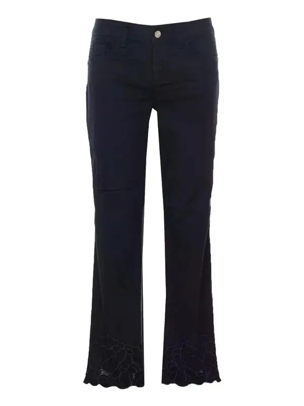 Liu Jo Floral Embroidery Jeans - Blue
