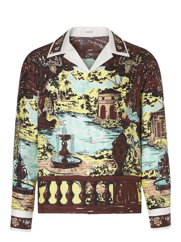 Versace Printed Silk Shirt - Multicoloured