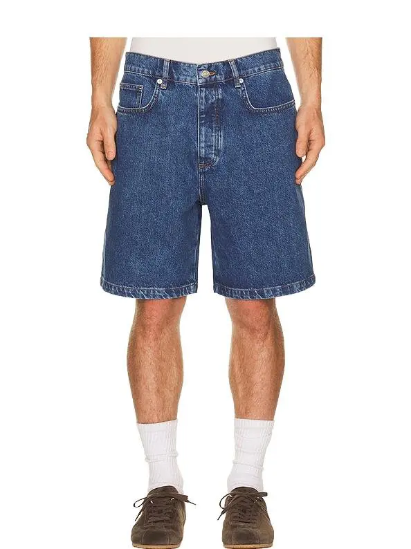 Simkhai Lorcan Denim Shorts - Blue