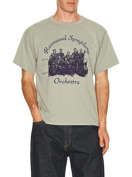 SAMUEL ZELIG Orchestra Tee - Teal Grey