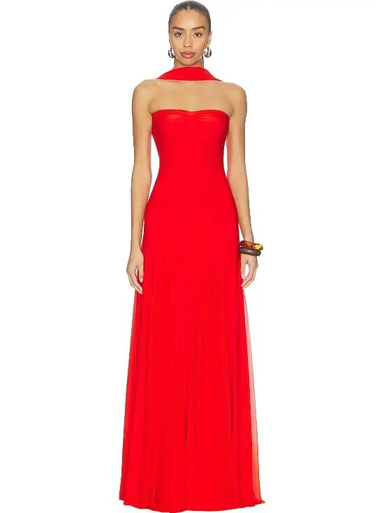 DEME BY GABRIELLA Berta Dress - Red