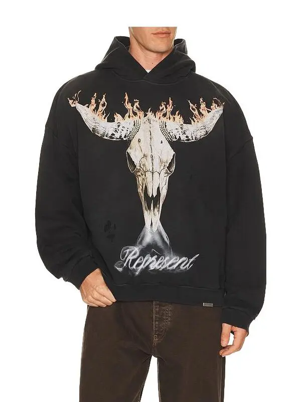 REPRESENT British Cowboys Hoodie In . Also - Black