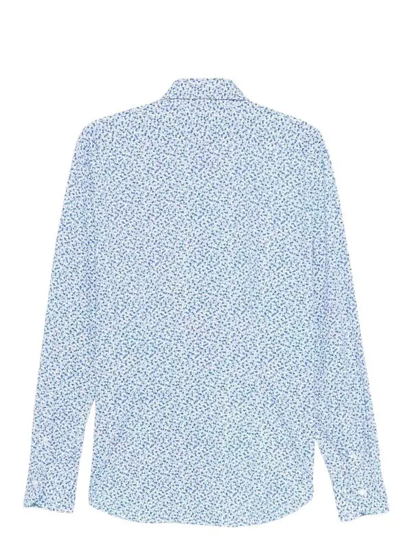 ORIAN Patterned Shirt - Blue