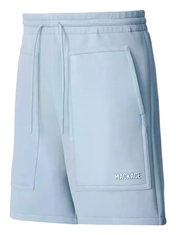 Mackage Elwood-r Patch-pocket Track Shorts - Blue