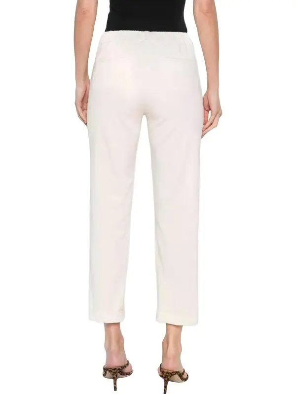 TELERIA ZED Alessia Turn-up Trousers - Neutrals