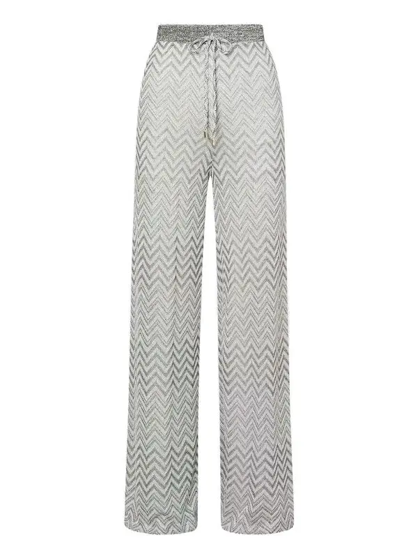 Liu Jo Drawstring Trousers - Silver