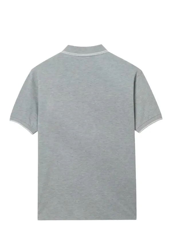 CHOCOOLATE Appliqué-trim Polo Shirt - Grey