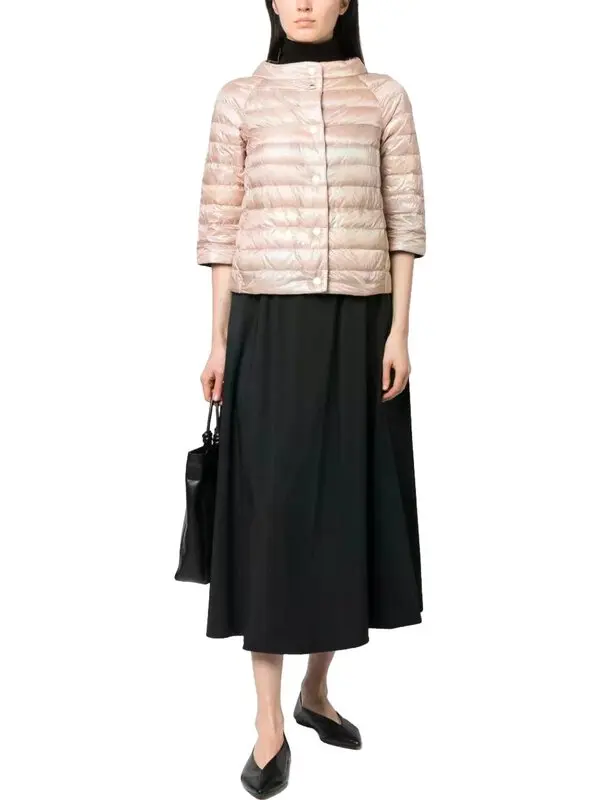 Herno Midi Skirt With Drawstring Waist - Black