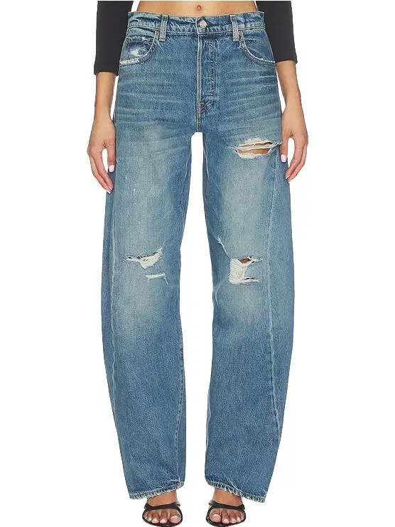 GRLFRND Noa Engineer Denim Trousers - Denim-medium