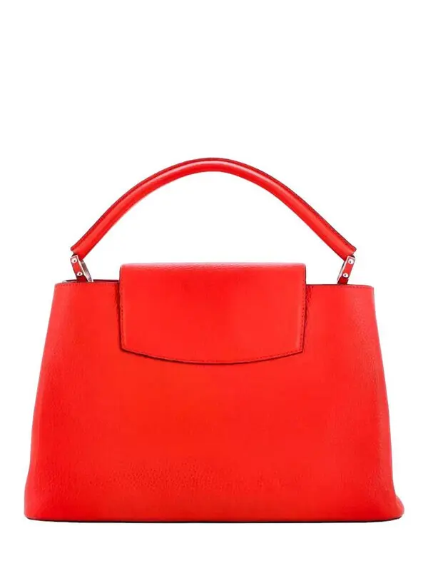 LOUIS VUITTON Capucines Bag Leather Gm Satchel - Red