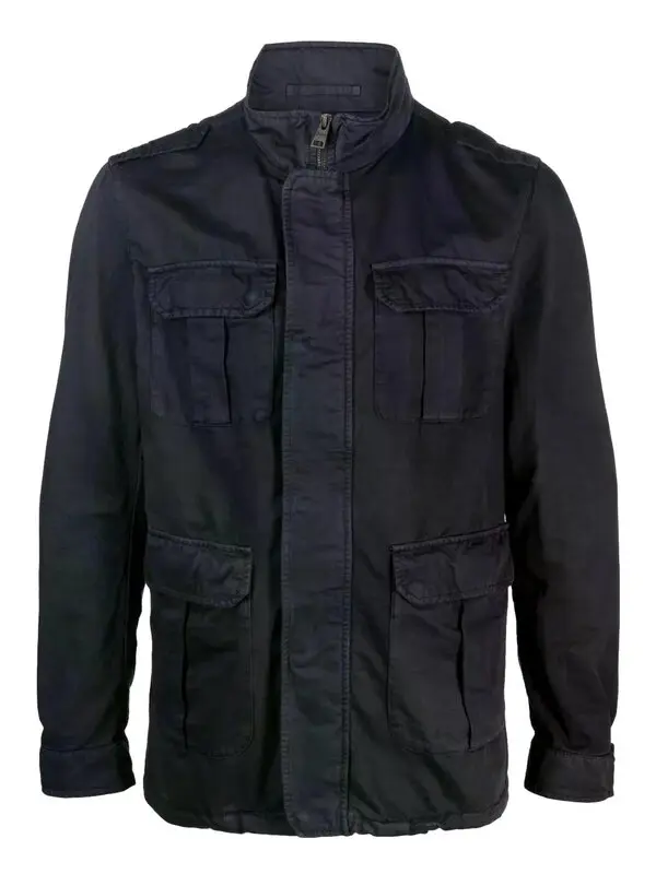 Herno Military Jacket - Blue