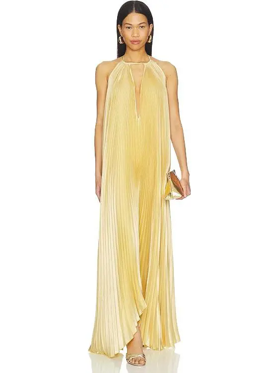 L'IDEE Boheme Gown - Yellow