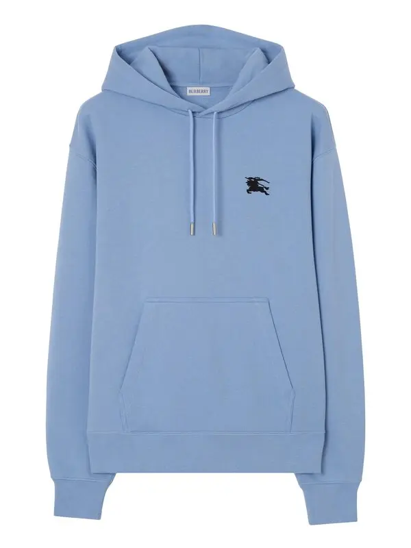 Burberry Ekd Stamp Hoodie - Blue