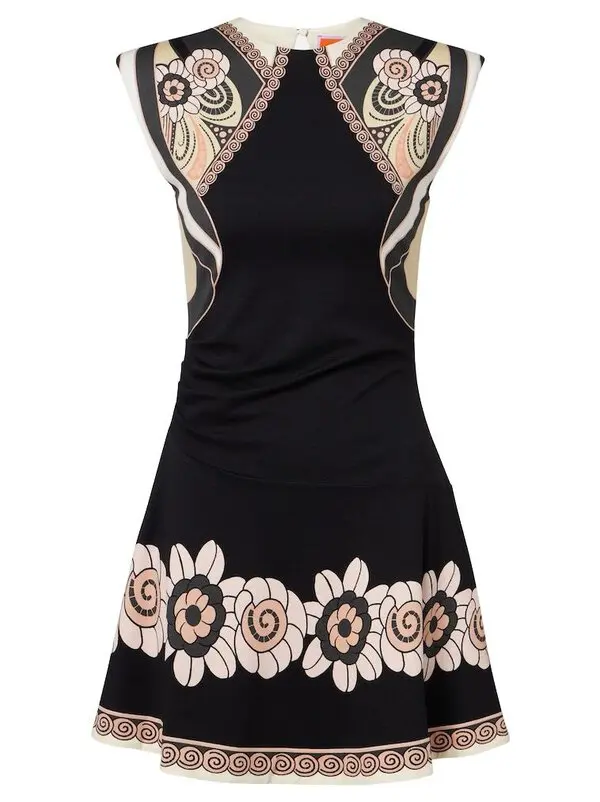 La DoubleJ Printed Jersey Mini Dress - Multicoloured