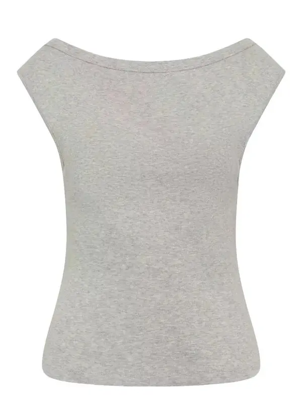 ST. AGNI Ballerina Top - Grey