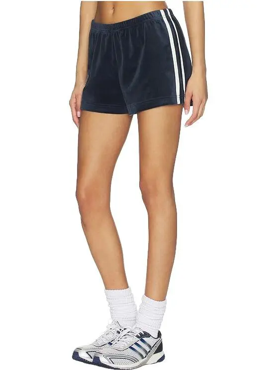 Splits59 Heritage Velour Short With Contrast Trim - Navy