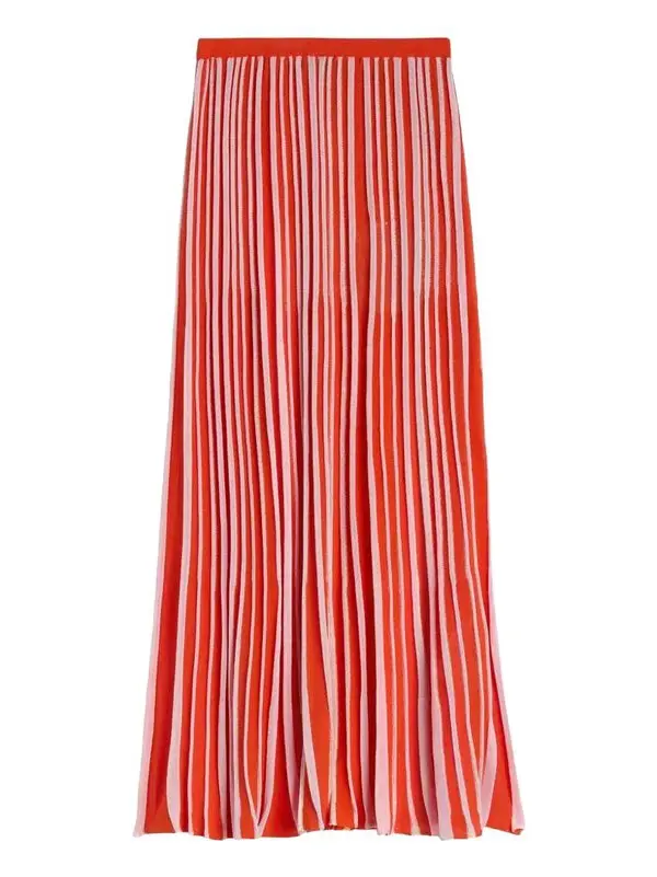 MARGHERITA MACCAPANI Terry Striped Skirt - Red